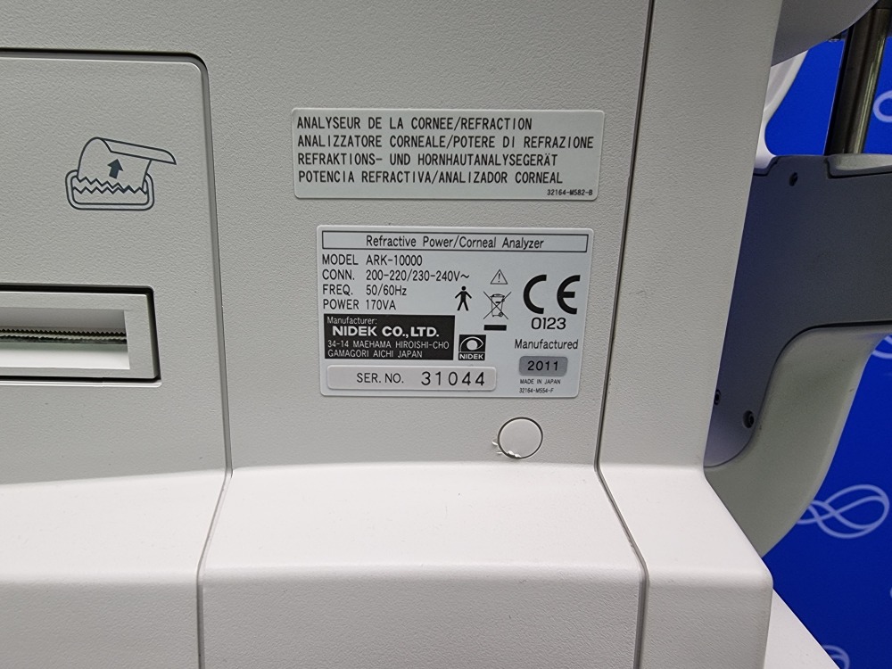 Nidek OPD-Scan II Optical Path Difference Scanning System