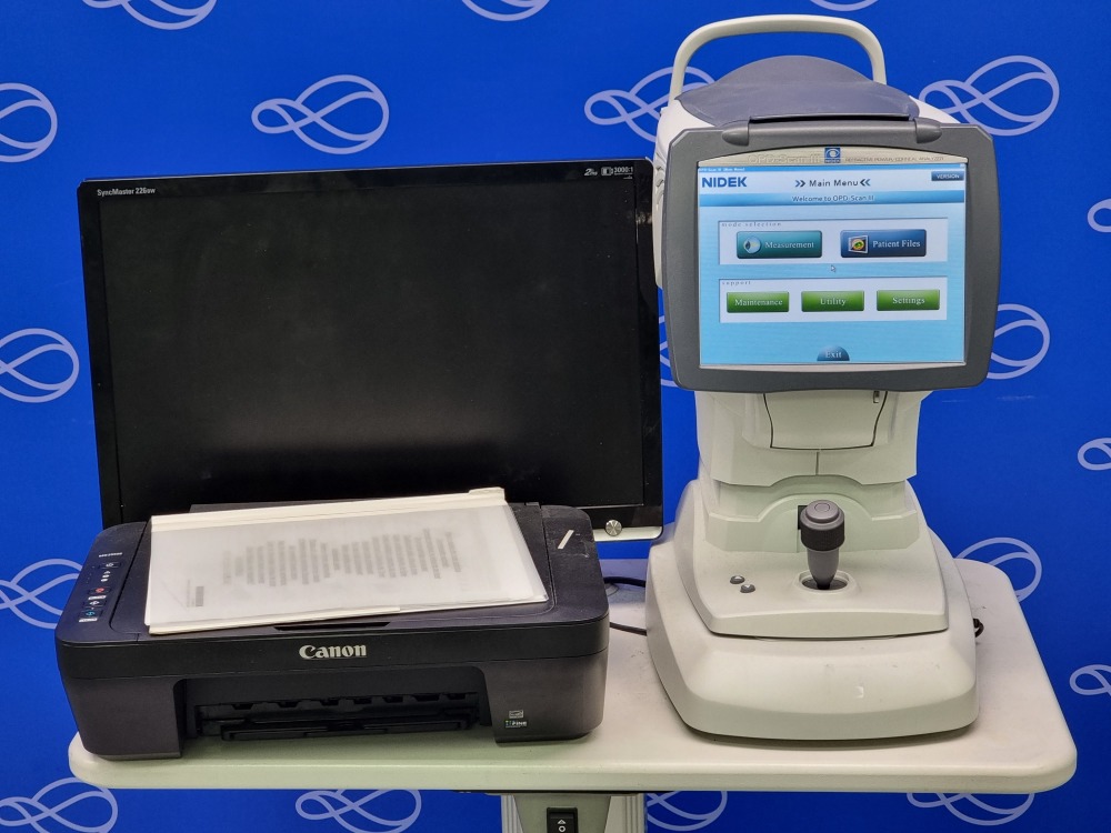 Nidek OPD Scan III Refractive Power/Corneal Analyser on Table