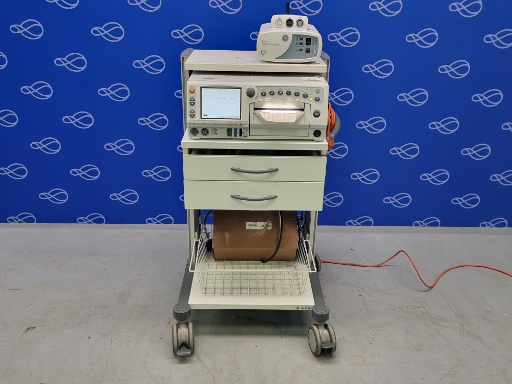 GE Corometrics 250cx Series Fetal Monitor on Trolley