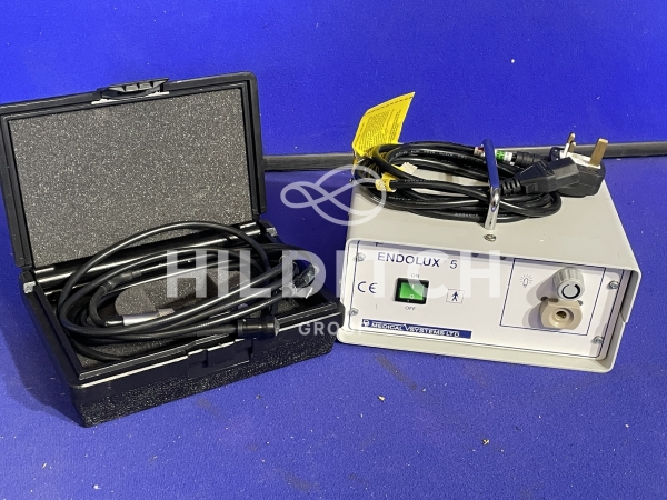 Medical Systems Endolux 5 Light Source with Fiber Optic Light