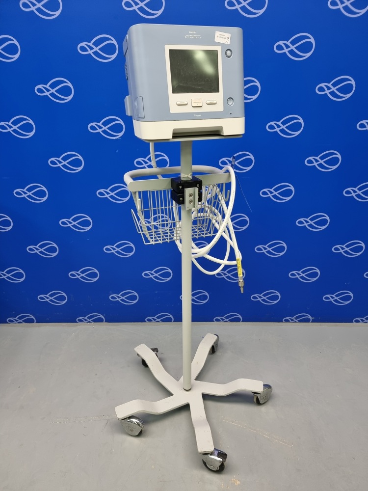 Philips Respironics Trilogy 202 Ventilator on Rollstand