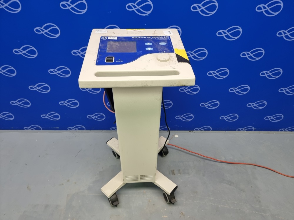 EMS Megapulse Senior 265 Shortwave Therapy Unit on Trolley