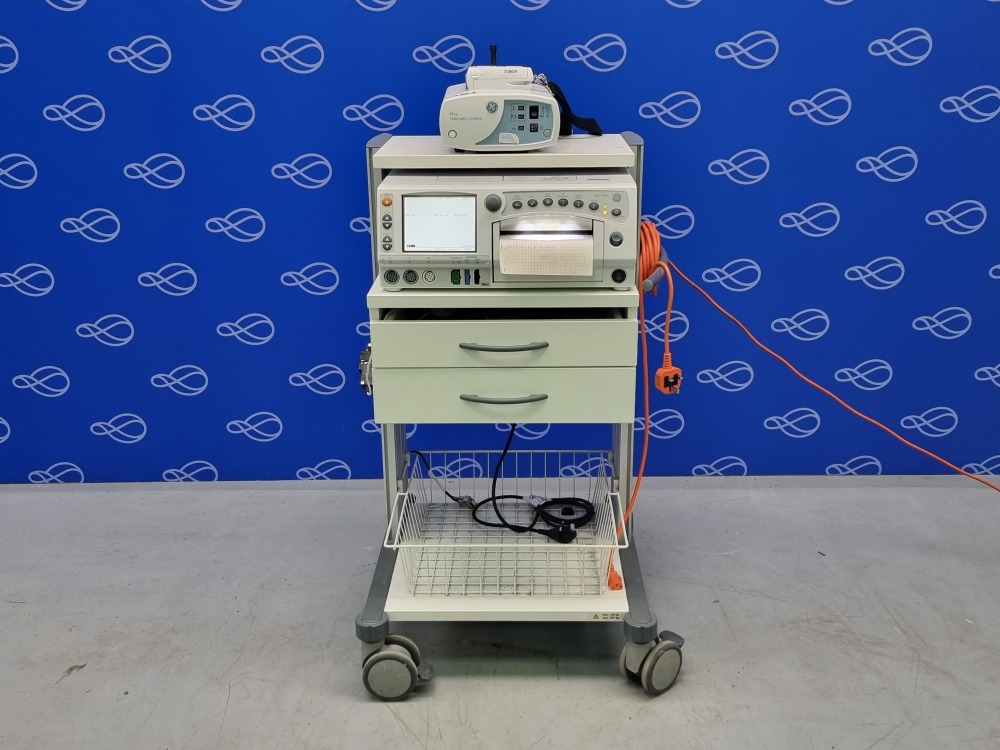 GE Corometrics 250cx Series Fetal Monitor on Trolley