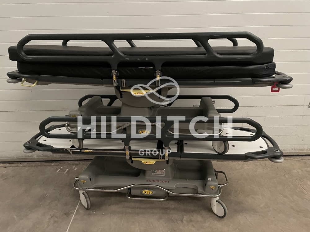 2 x Anetic Aid QA3 Patient Trolleys