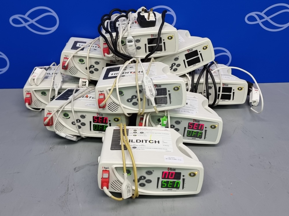10 x Masimo Rad-8 Pulse Oximeters