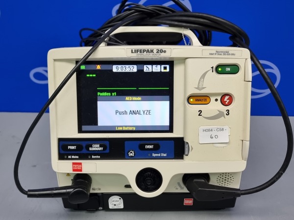 Physio Control Lifepak 20e Defibrillator with Pace Function