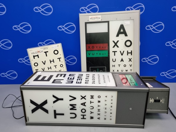 Hamblin Snellen Chart, Sussex Slimline Eye Chart, and Precision Vision ...
