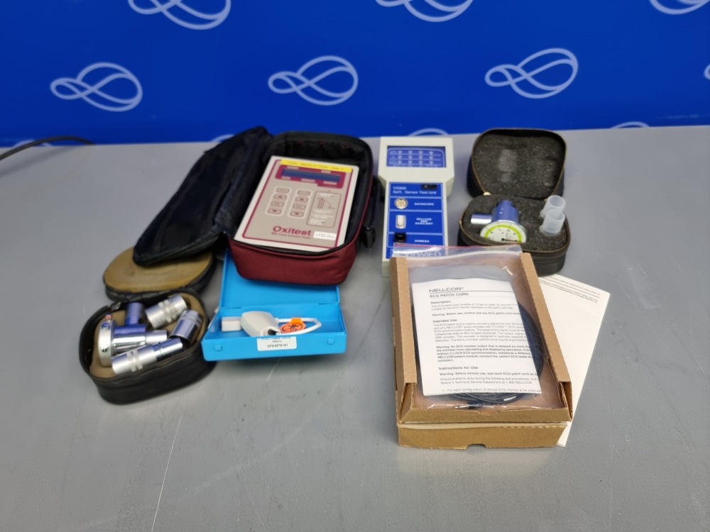 Viamed VG900 SpO2 Sensor Test Unit, Nellcor SRC-2 Pulse Oximeter Tester ...
