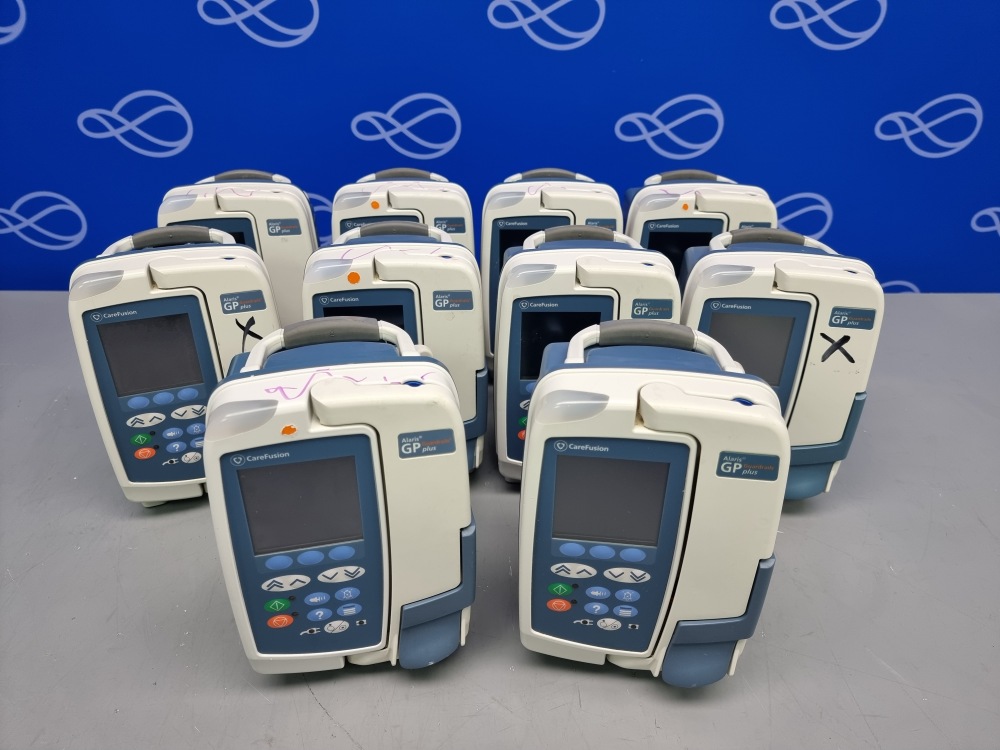 10 x Alaris GP Plus Volumetric Guardrails Infusion Pump