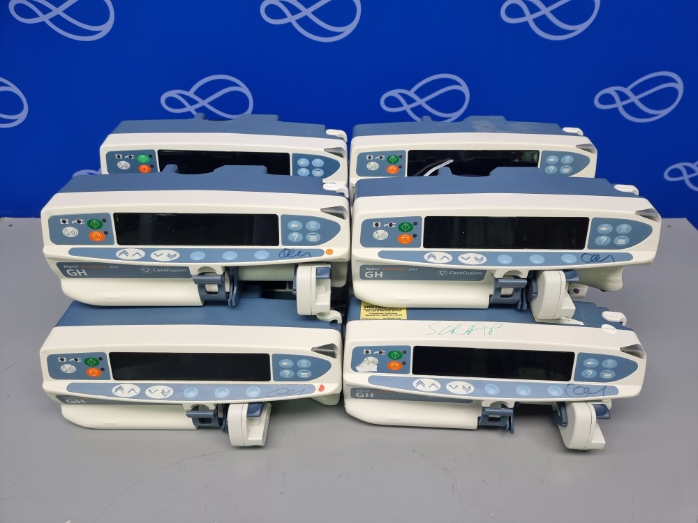 10 x Alaris GH Plus Guardrails Syringe Pumps