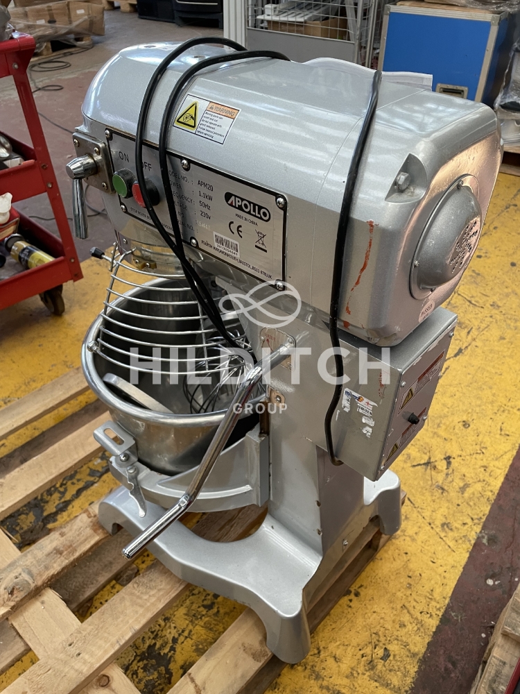 Apollo APM20 Mixer with Bowl and 3 Attachments