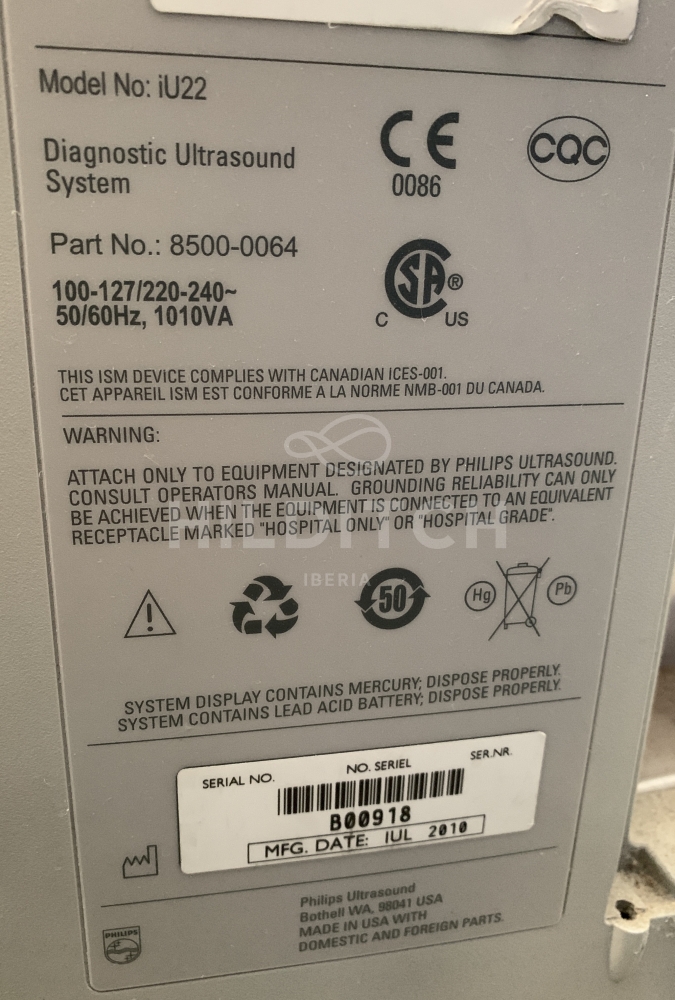 Philips iU22 Ultrasound
