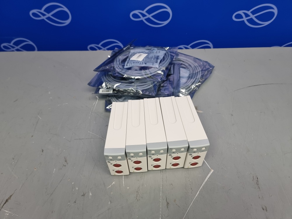 5 x Mindray IBP Module with 5 x Medlinket Invasive Blood Pressure Cable