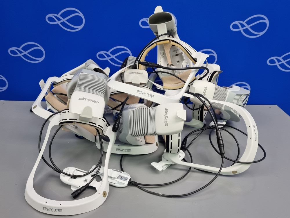 6 x Stryker Flyte Surgical Helmets