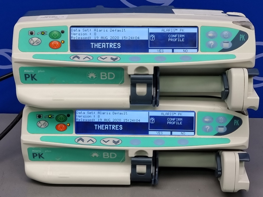 2 x Alaris Plus PK Syringe Driver