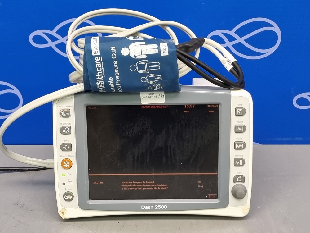 GE Dash 2500 Patient Monitor