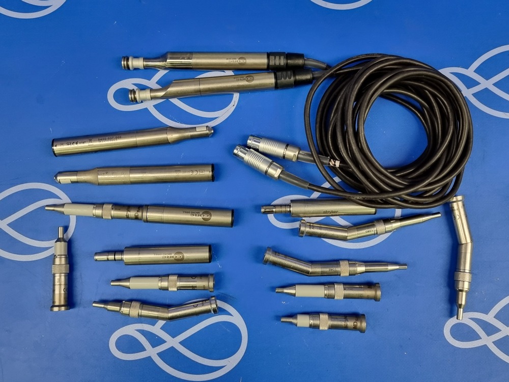 7 x Stryker Core Micro Handpieces