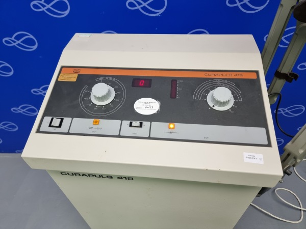 Enraf Nonius Curapuls 419 Ultrasonic Therapy Device on Trolley