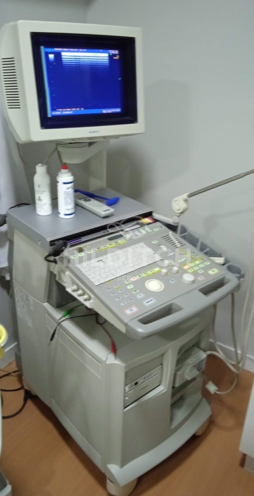 Aloka ProSound 4000 Ultrasound with Transducer and Printer