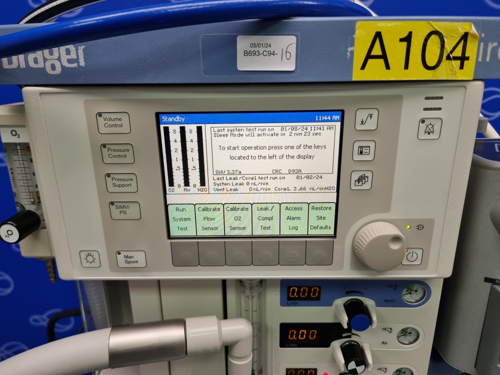 Draeger Fabius Tiro Anaesthetic Machine