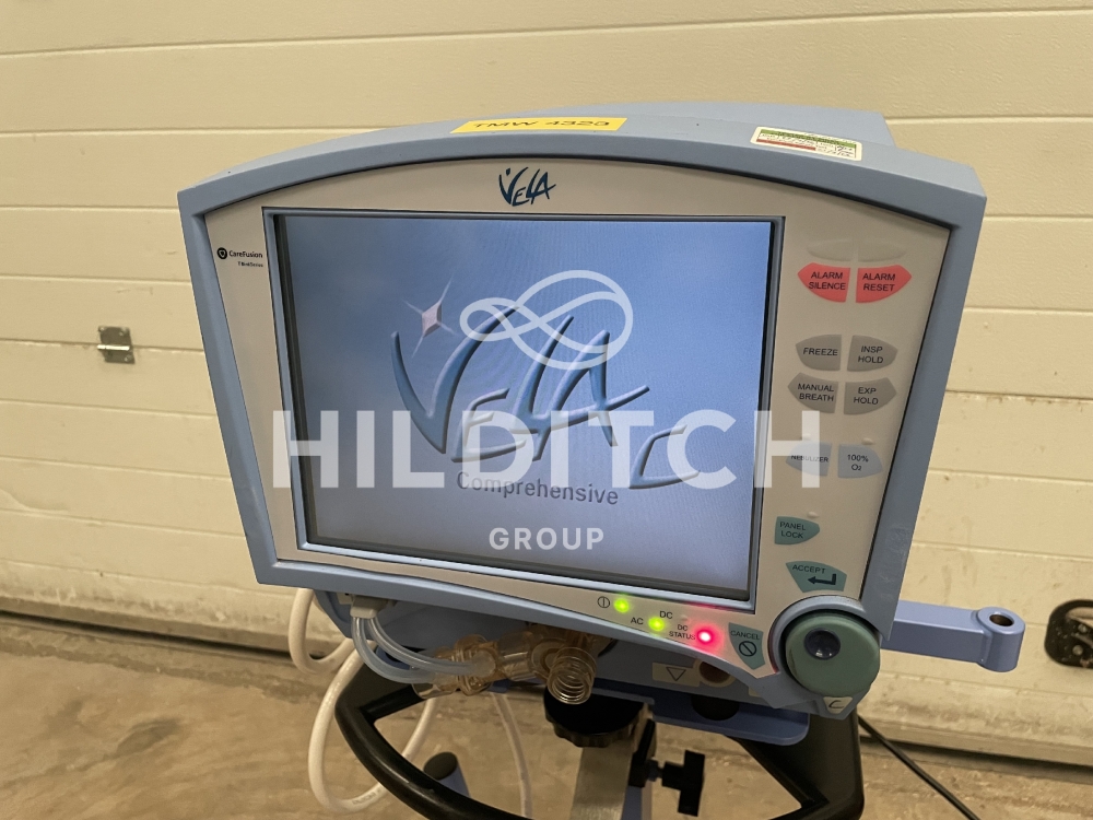 Carefusion T Bird Series Vela Ventilator on Rollstand