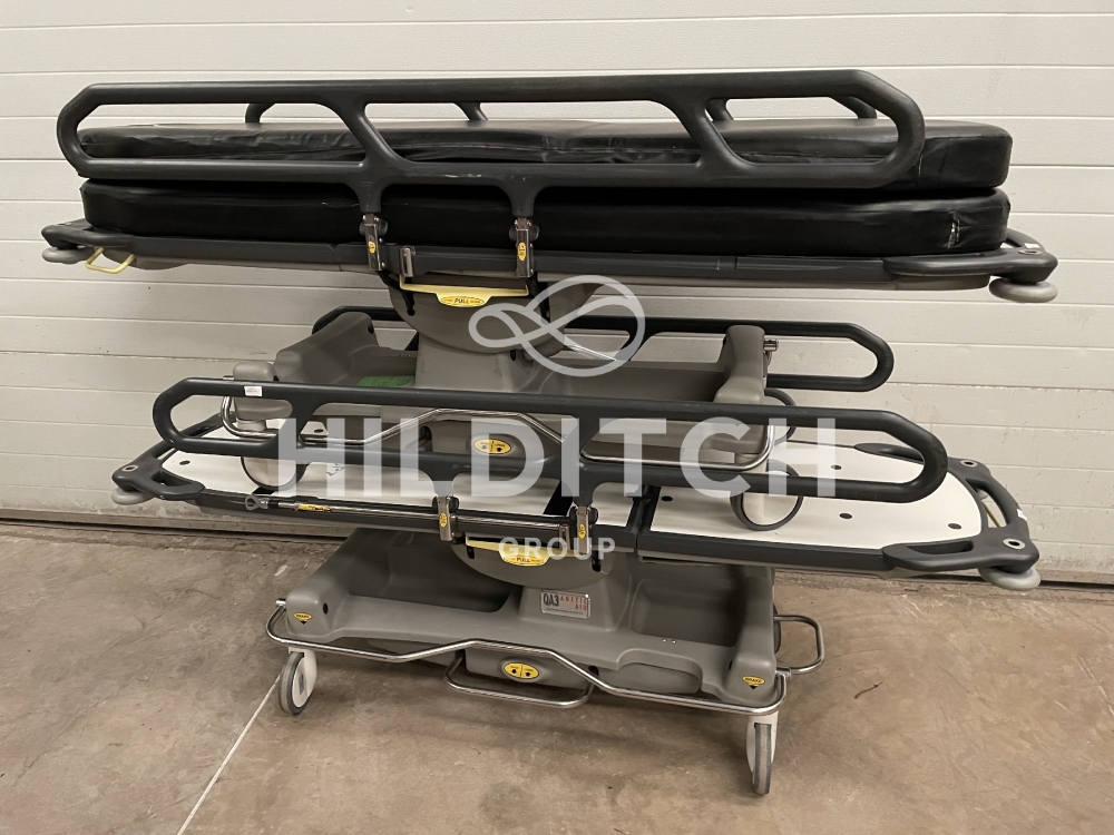 2 x Anetic Aid QA3 Patient Trolleys