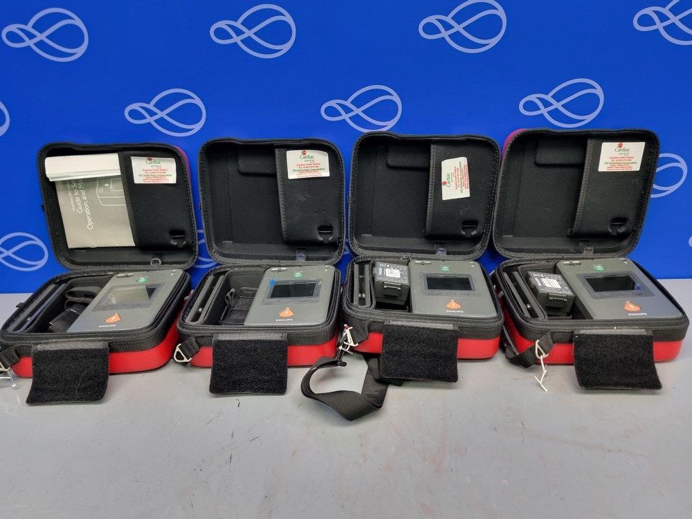 4 x Philips Heartstart FR3 Defibrillator