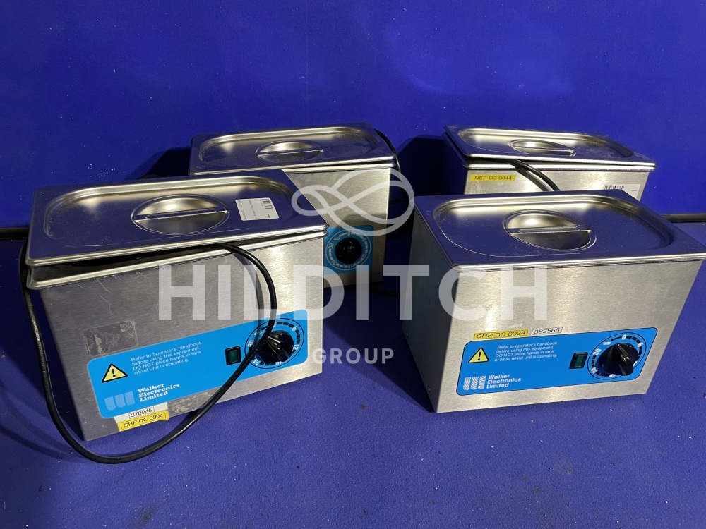 4 x Walker QC Ultrasonic Baths