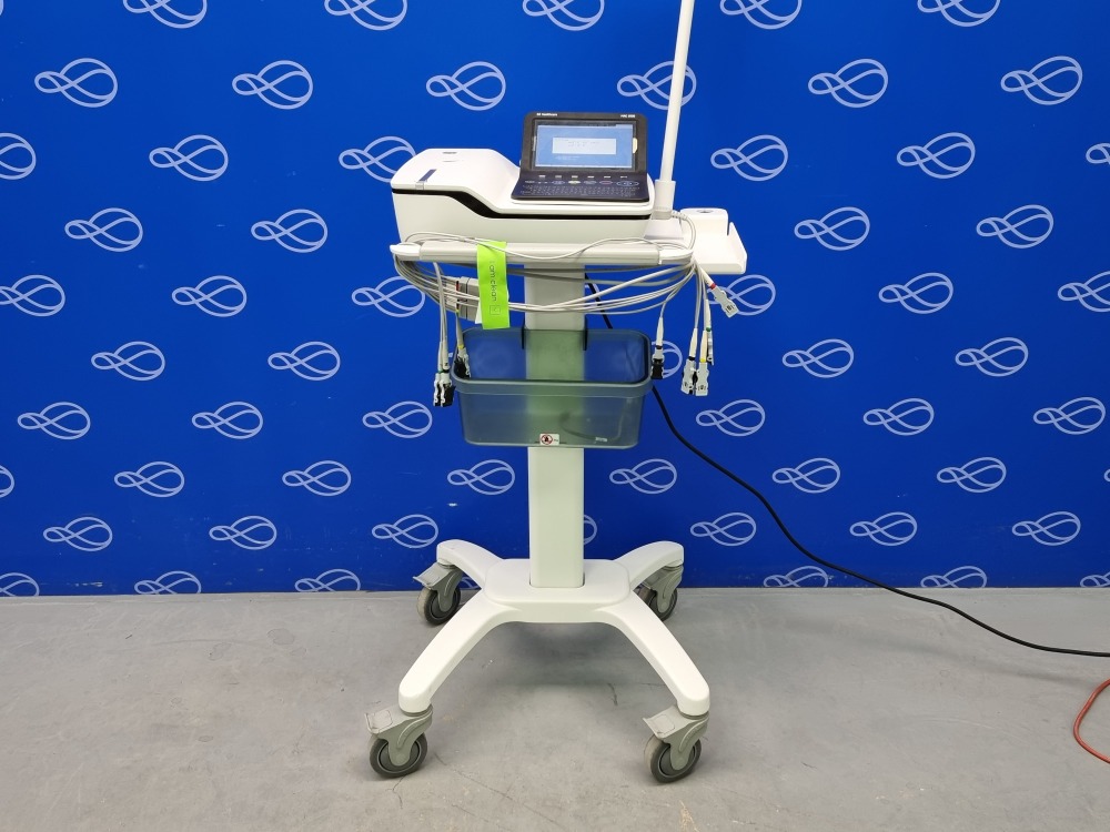 GE MAC 2000 ECG Recorder on Trolley
