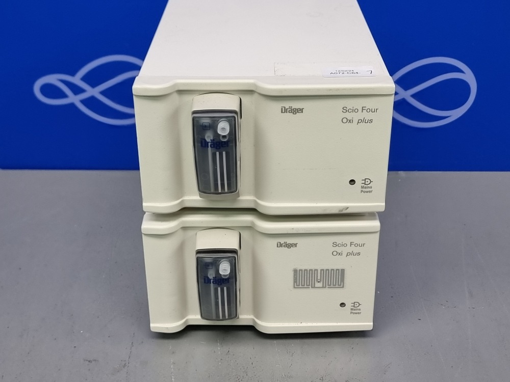 2 x Draeger Scio Four Oxi Plus Gas Module