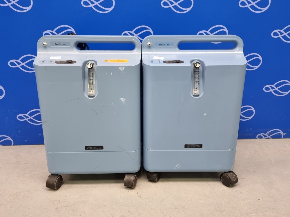 2 x Philips Respironics Ever Flo OPI Oxygen Concentrators