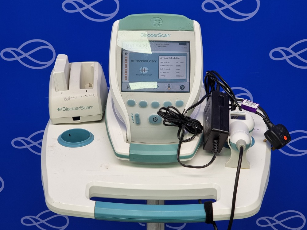 Verathon Bladderscan BVI9400 Bladder Scanner on Stand