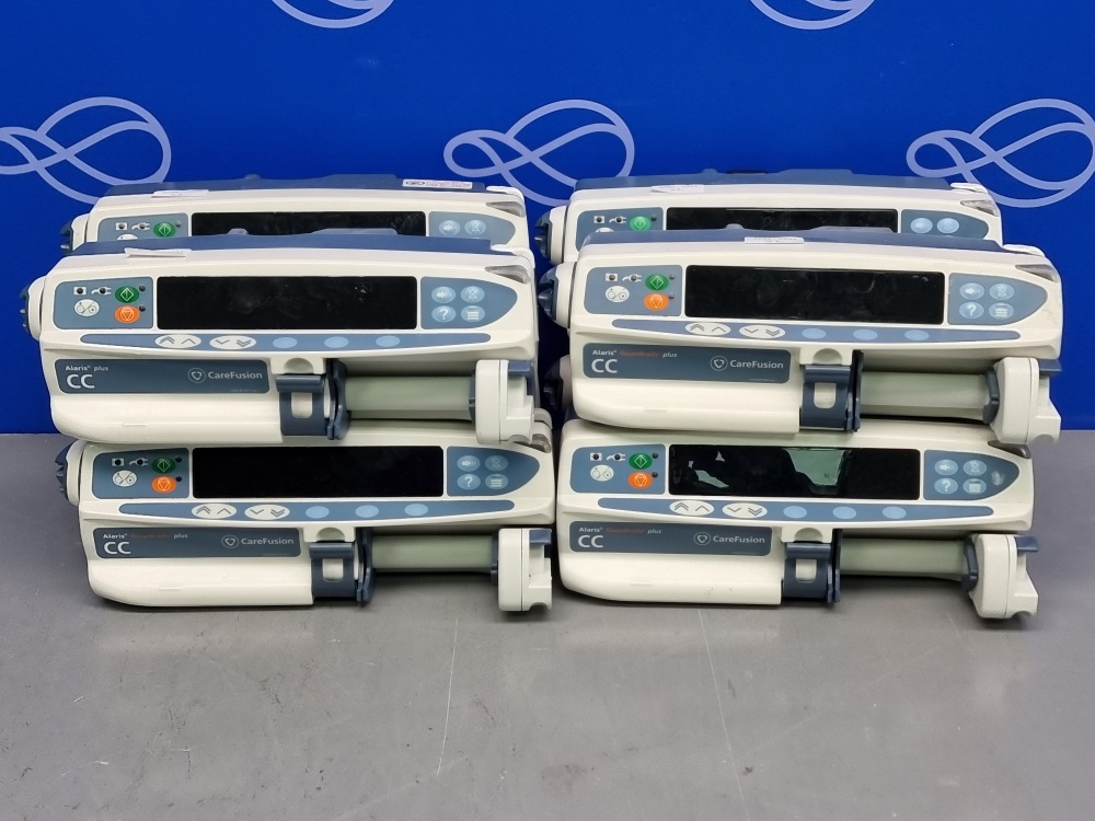 8 x Alaris Guardrails Plus CC Syringe Driver