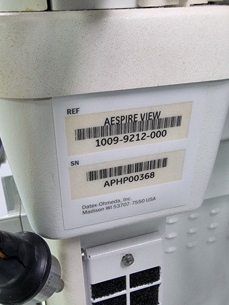 Datex Ohmeda Aespire View Anaesthetic Machine