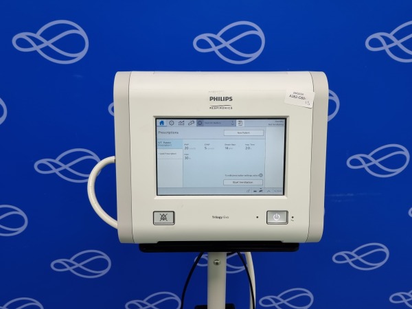 Philips Trilogy Evo Ventilator on Rollstand