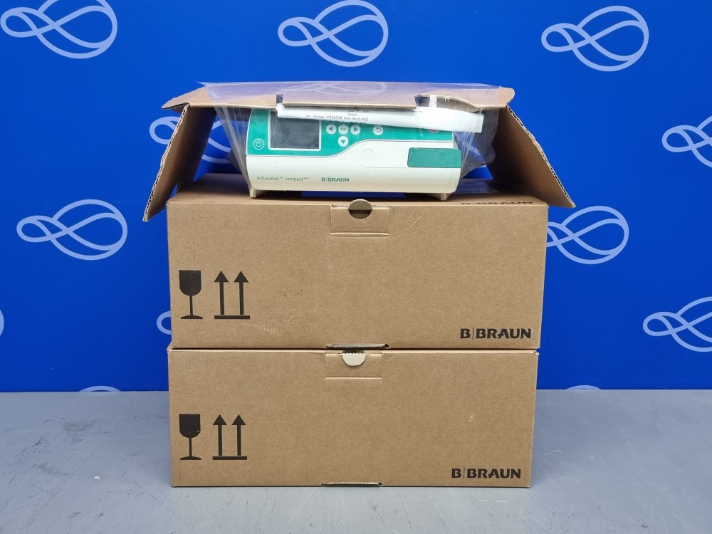 2 x Braun Infusomat Compact Plus Infusion Pumps