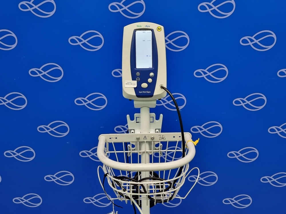 Welch Allyn Spot Vital Signs Monitor on Rollstand