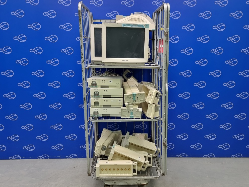 8 x Philips IntelliVue MP70 Patient Monitors with 4 x Philips ...