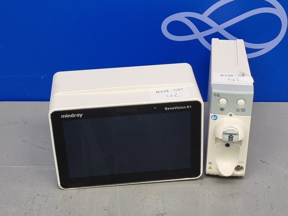 Mindray Benevision N1 Transport Monitor and Mindray CO2 Module