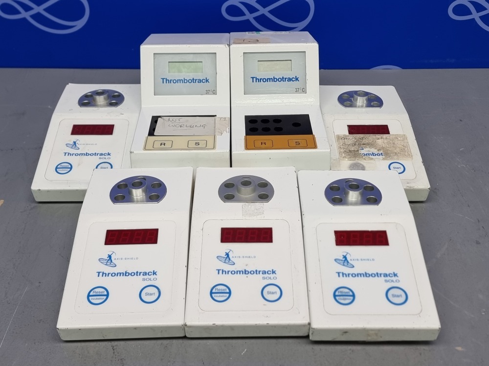 7 x Axis-Shield Thrombotrack Coagulometer