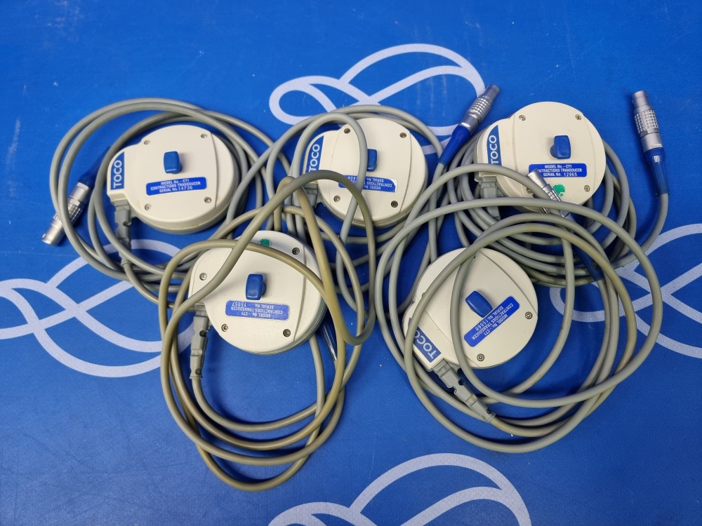 5 x Fetal Monitor TOCO Transducer