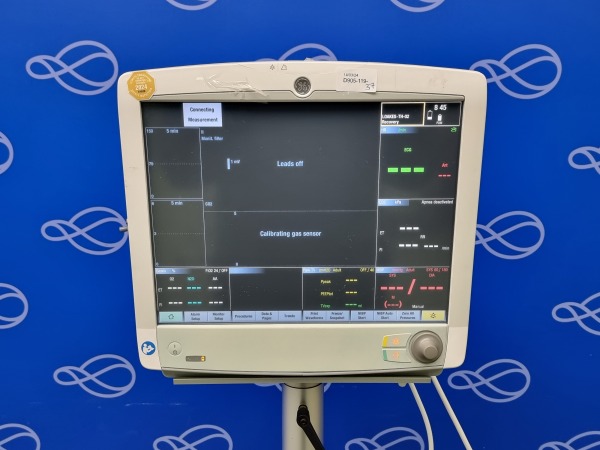 GE Carescape B650 Patient Monitor on Rollstand