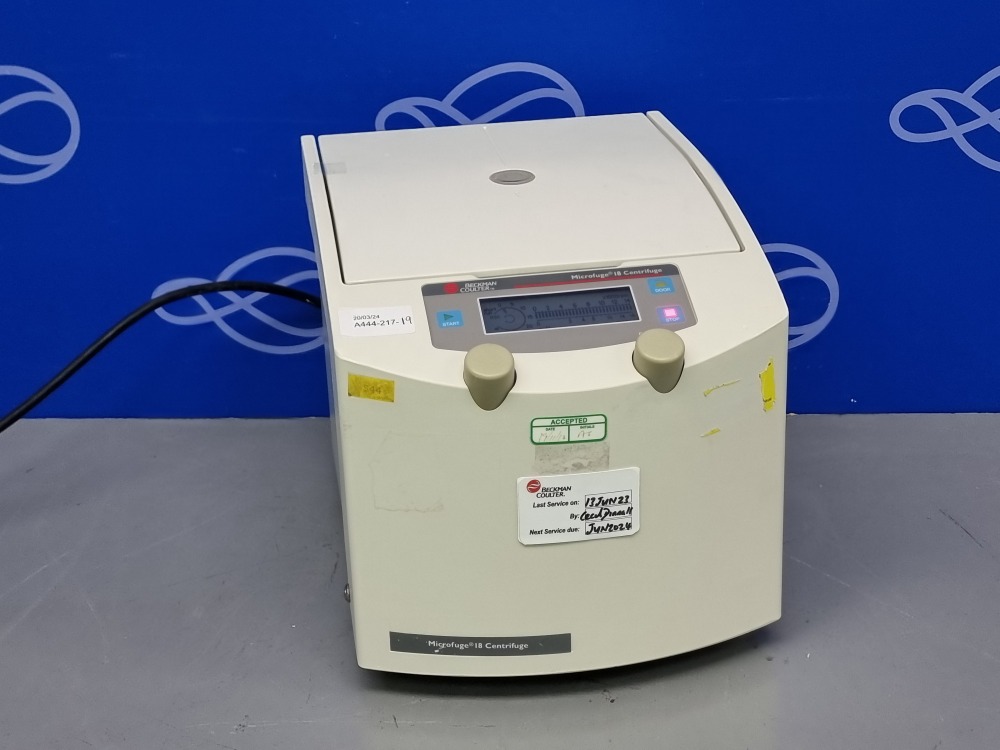 Beckman Coulter Microfuge 18 Centrifuge