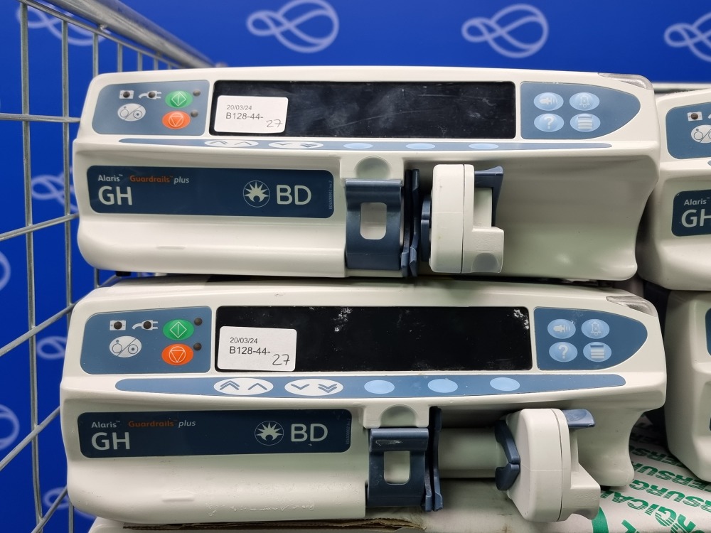 10 x Alaris GH Guardrails Plus Syringe Pump