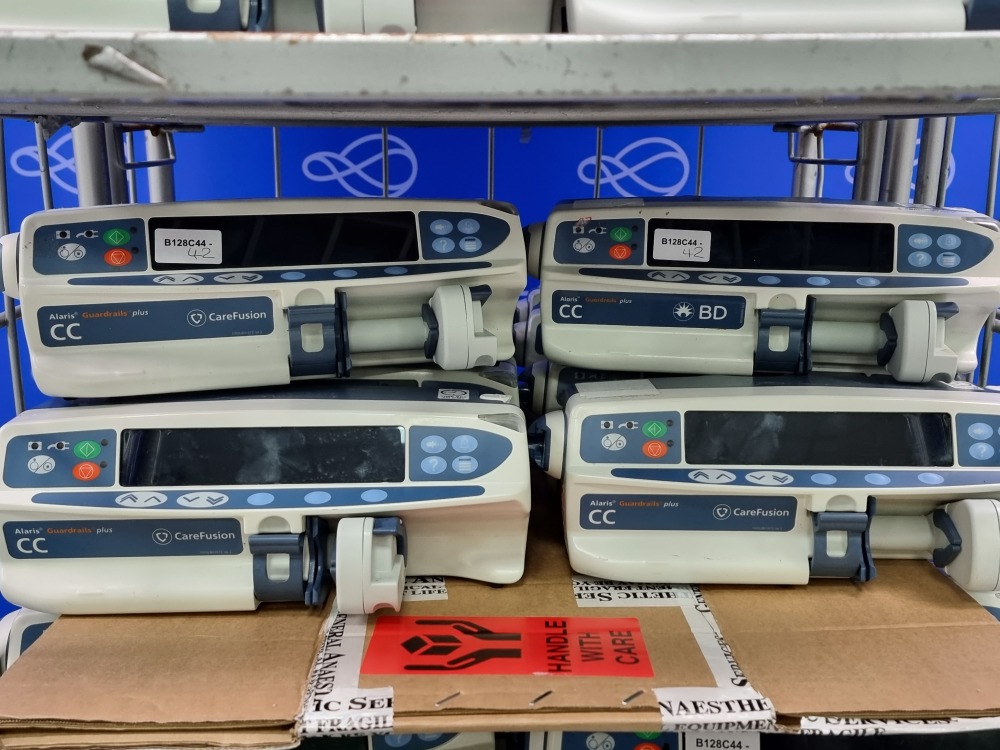 10 x Alaris CC Guardrails Plus Syringe Pump