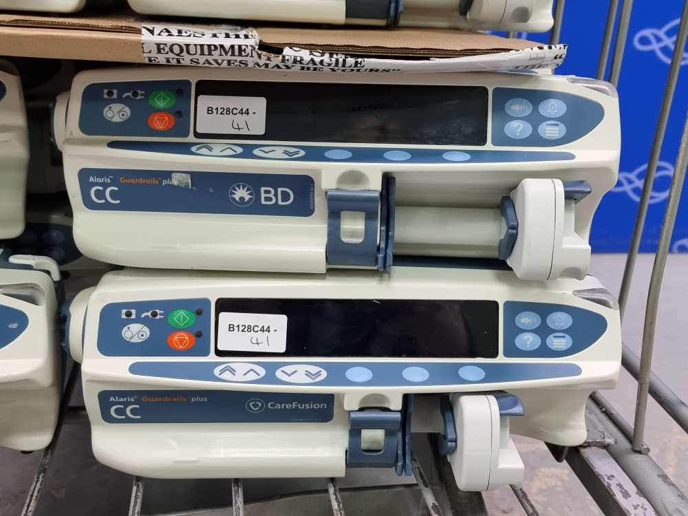 10 x Alaris CC Guardrails Plus Syringe Pump