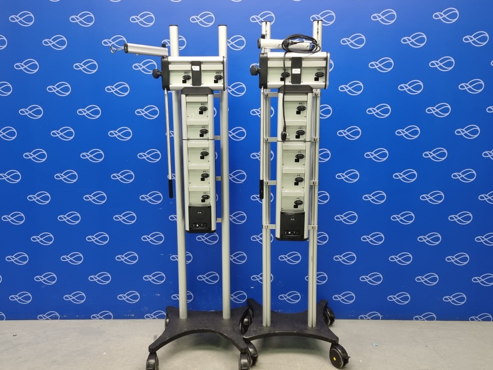2 x Alaris Gateway Workstation on Trolley