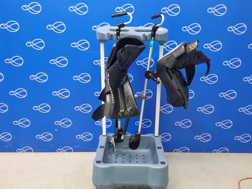 2 x Amatech Leg Stirrups with Stirrup Cart