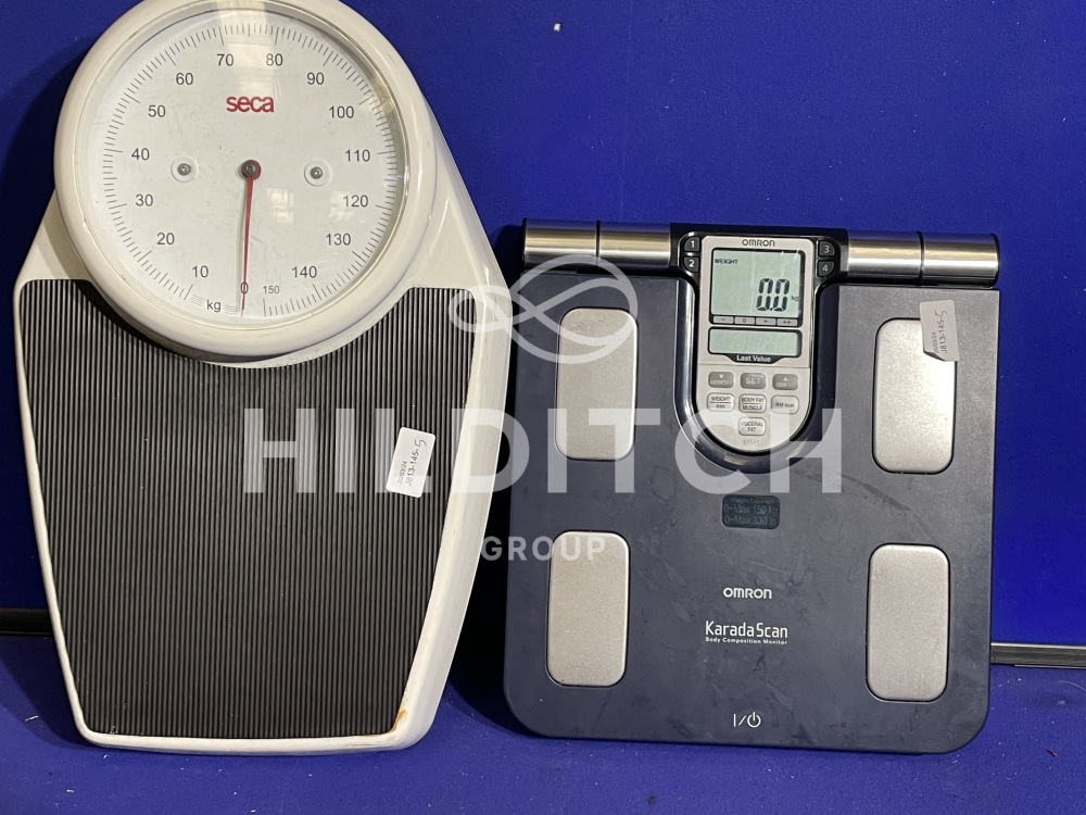 Omron Karada Scan BMI Monitor & Seca Floor Scales