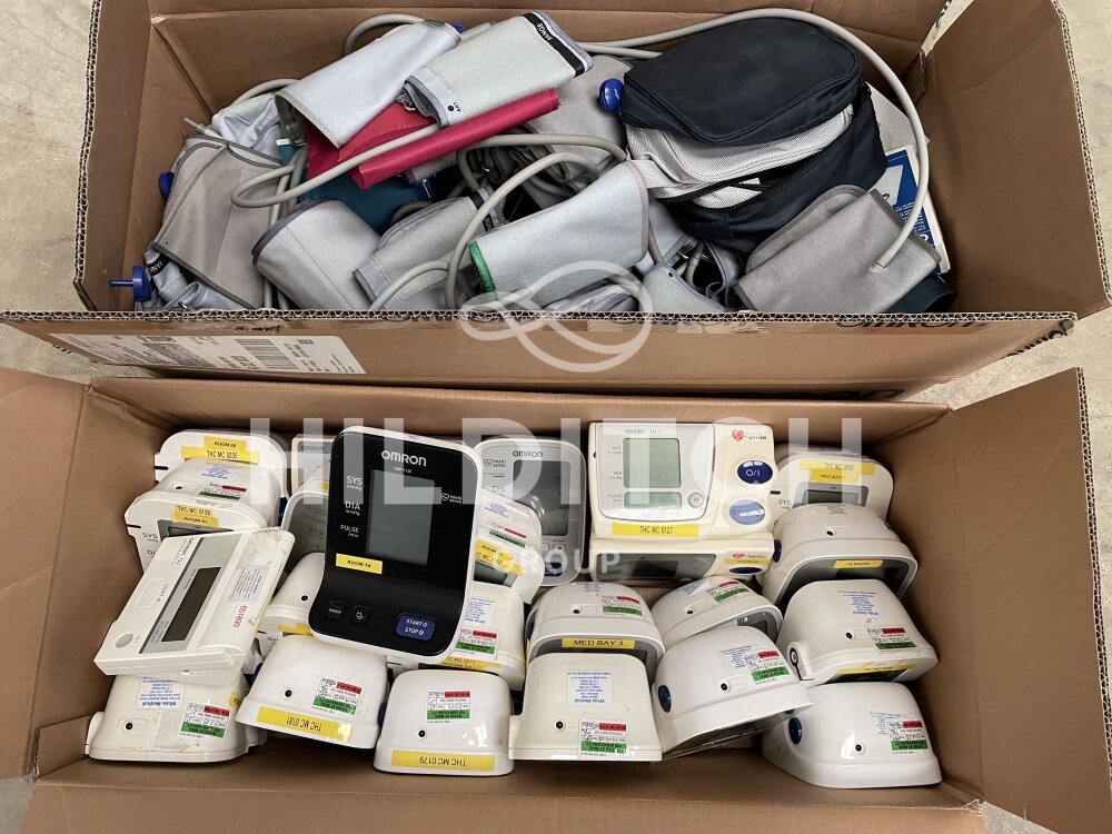 26 x Various Omron BP Monitors with Cuffs